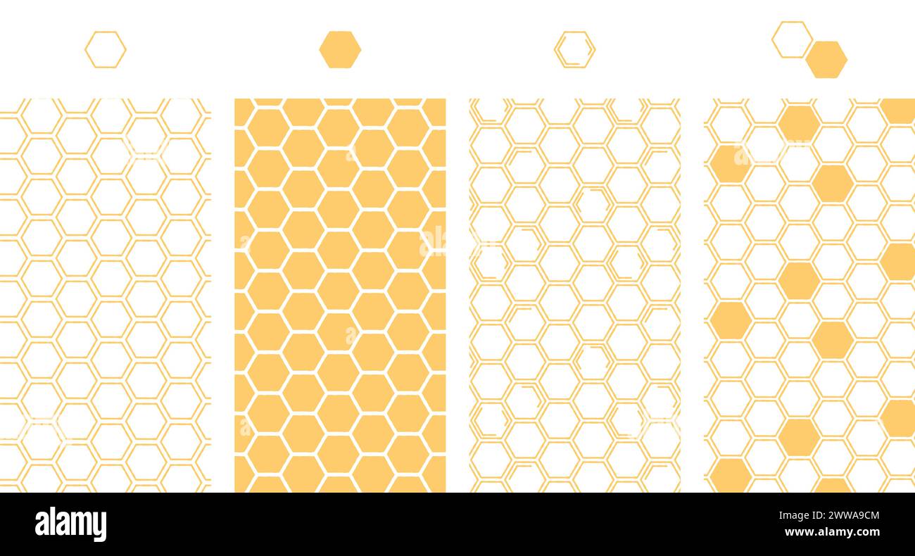 Hexagon seamless pattern,abstract line drawing.Seamless texture with ...