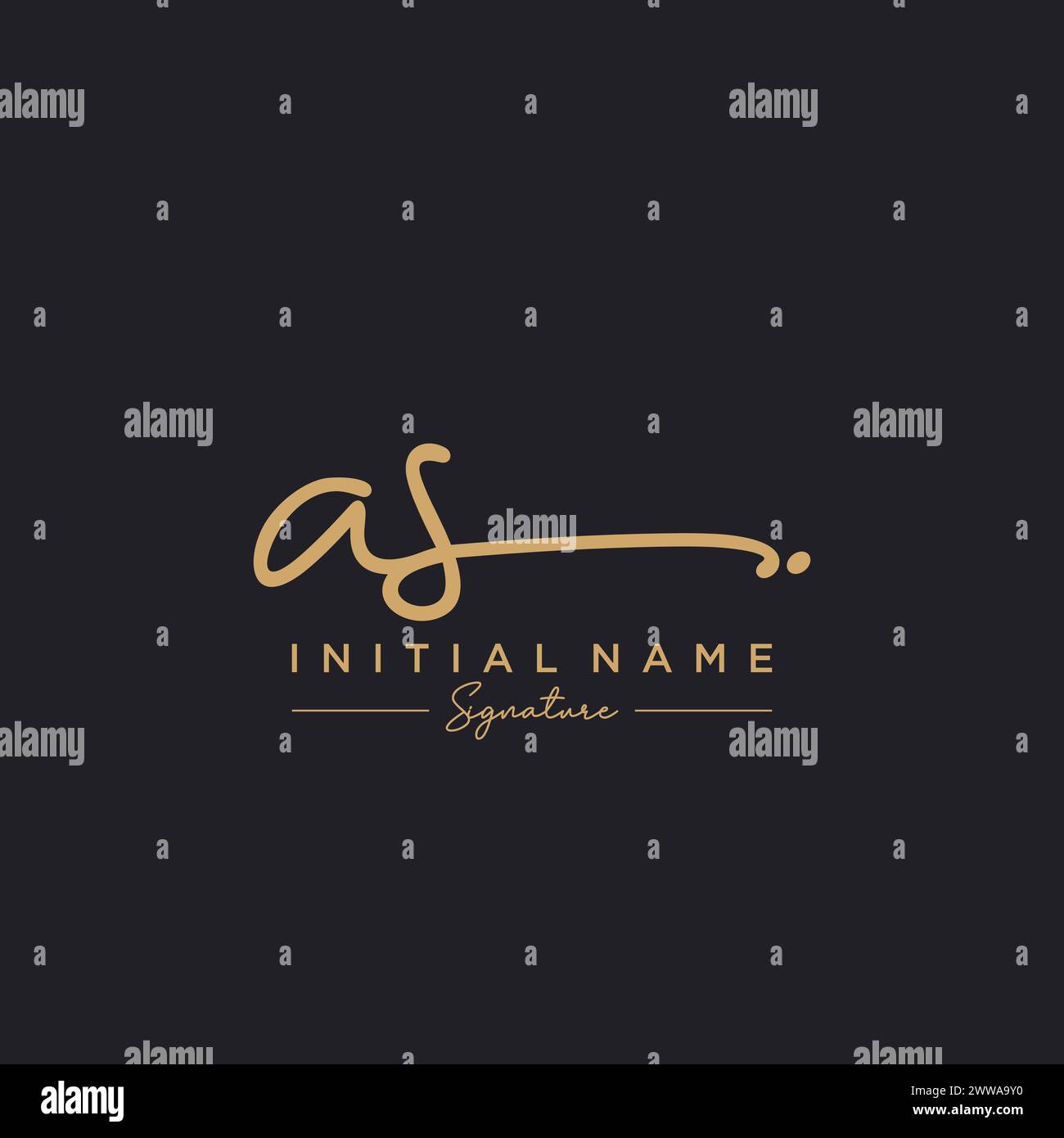 Letter as logo vector vectors Stock Vector Images - Alamy