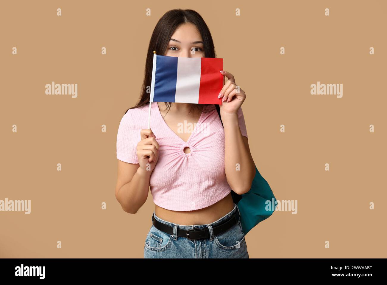 Adult learning french language hi-res stock photography and images - Alamy
