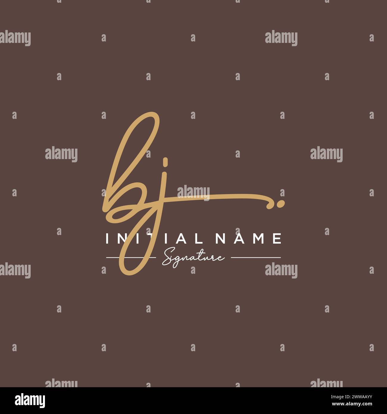 Bj letter vector vectors Stock Vector Images - Alamy
