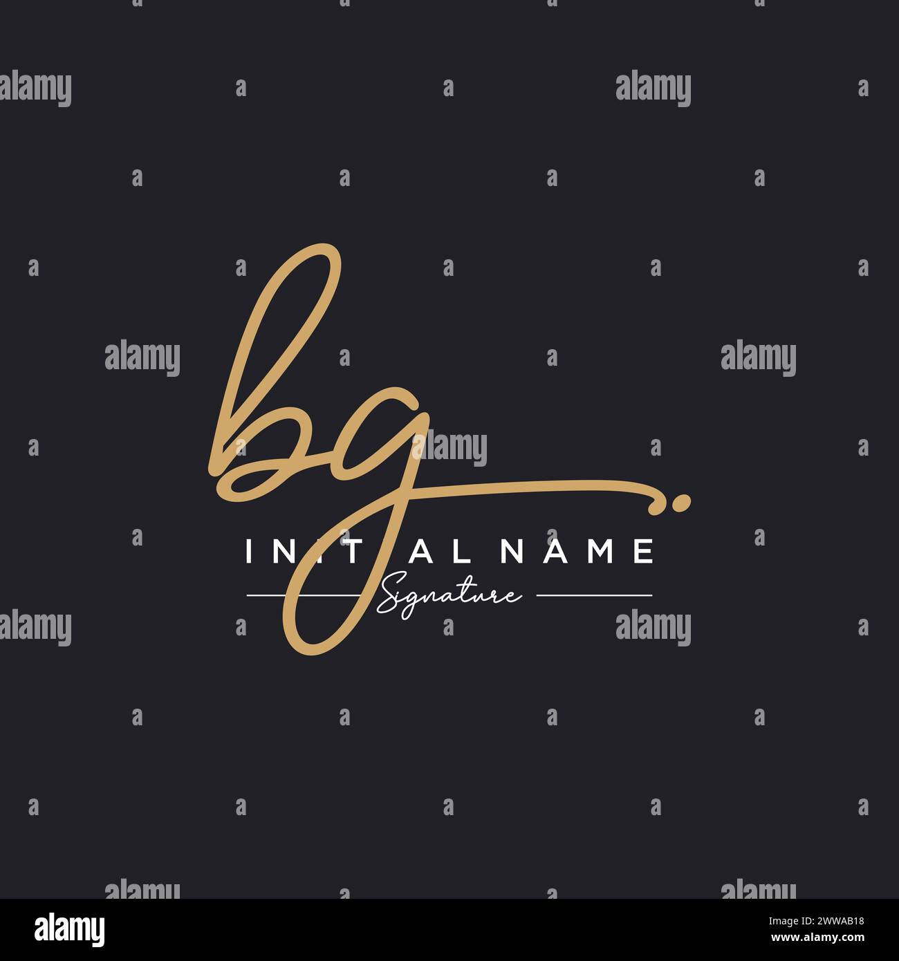 Bg modern logo hi-res stock photography and images - Alamy