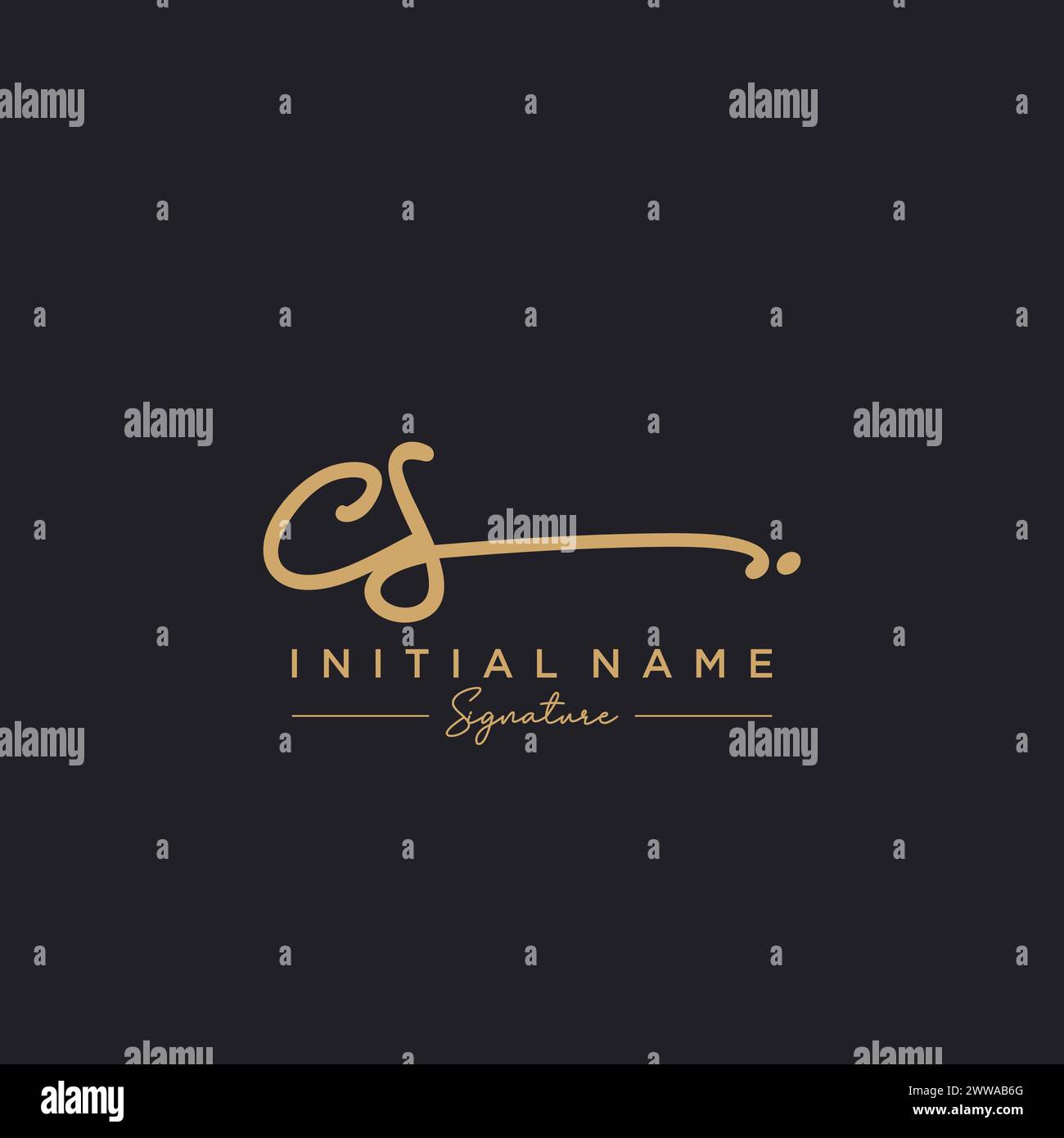 Cs clean logo Stock Vector Images - Alamy