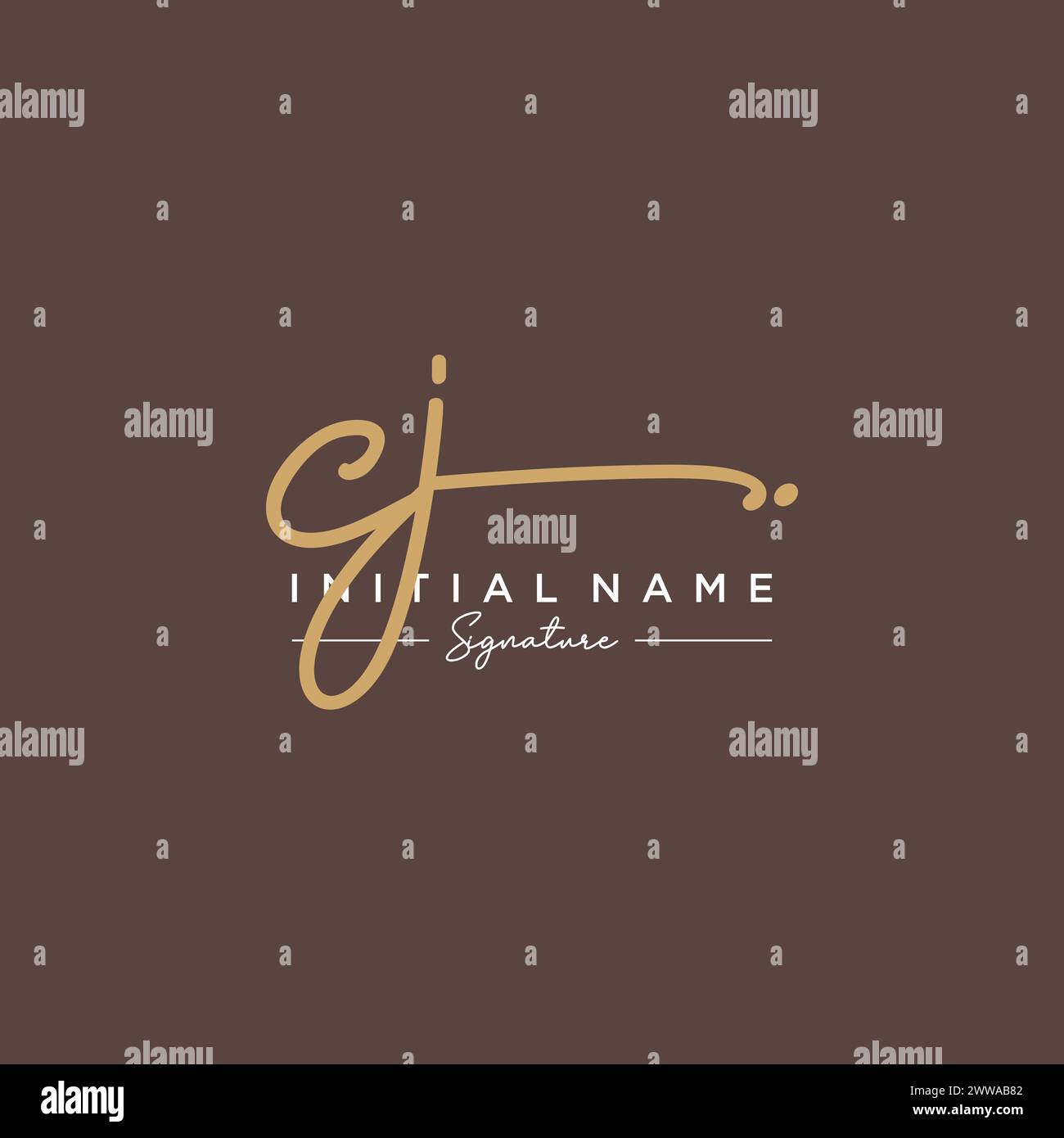 Logo cj vector vectors hi-res stock photography and images - Alamy