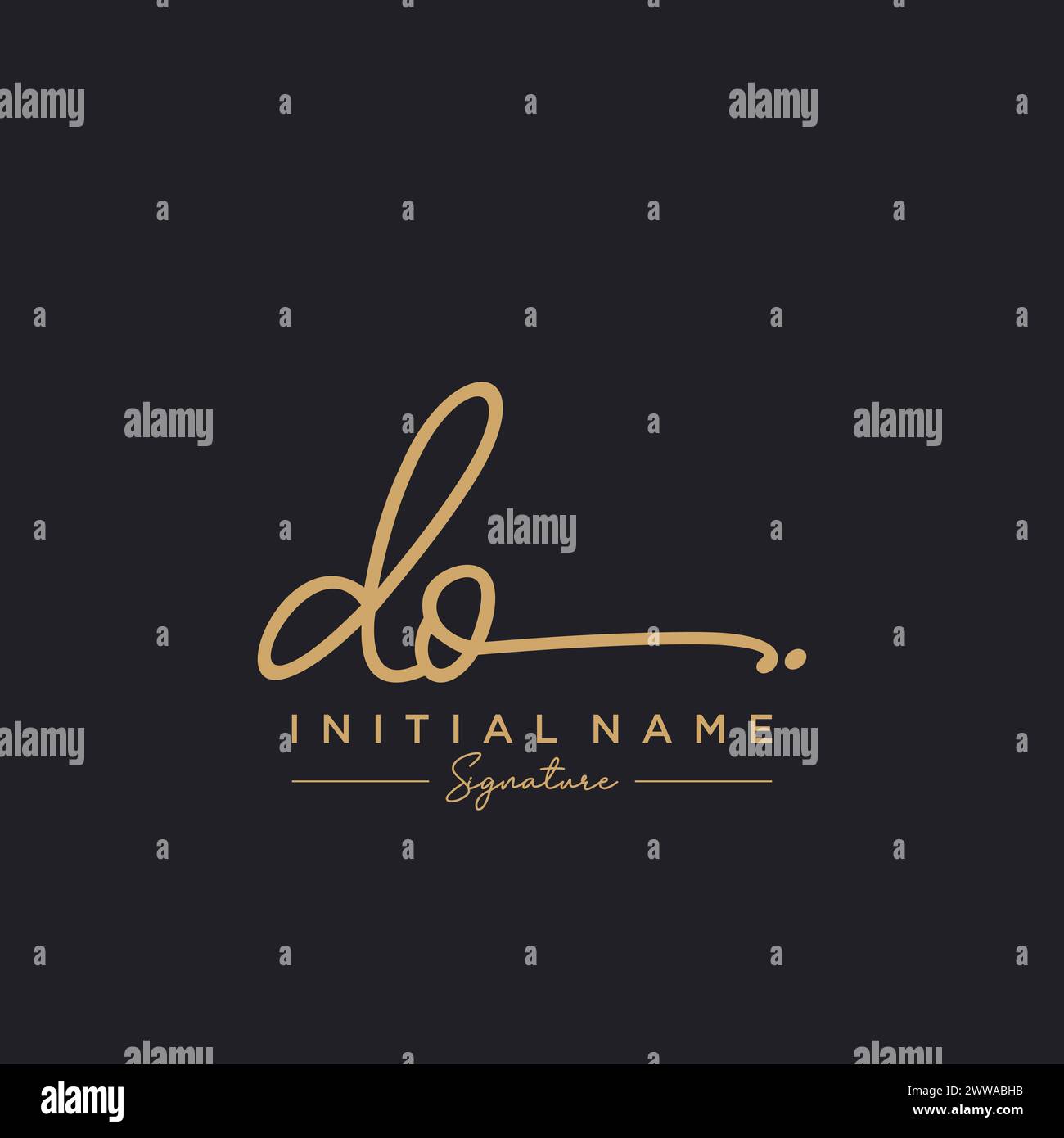 Letter line logo vector hi-res stock photography and images - Alamy