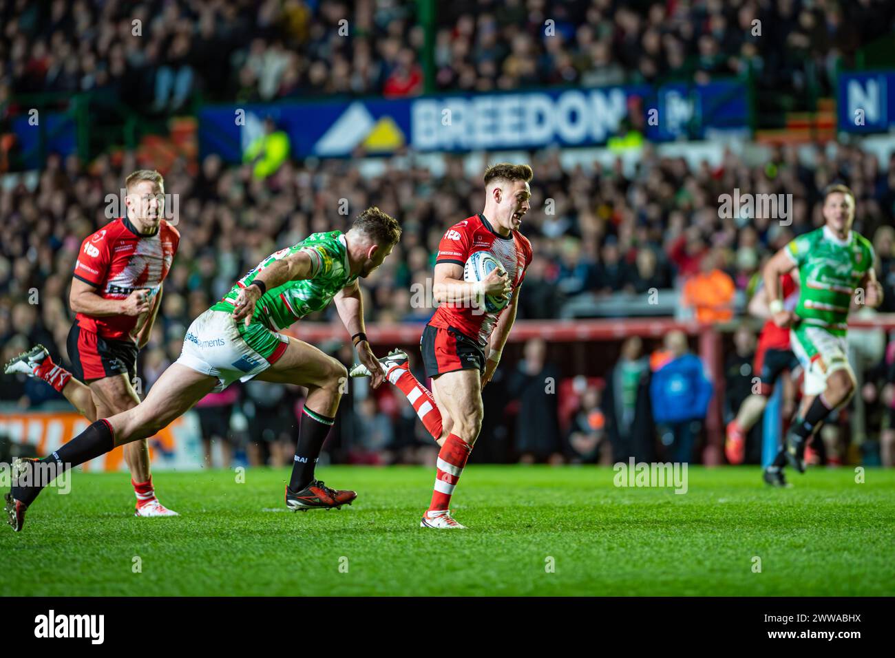 22nd March 2024; Mattioli Woods Welford Road Stadium, Leicester ...