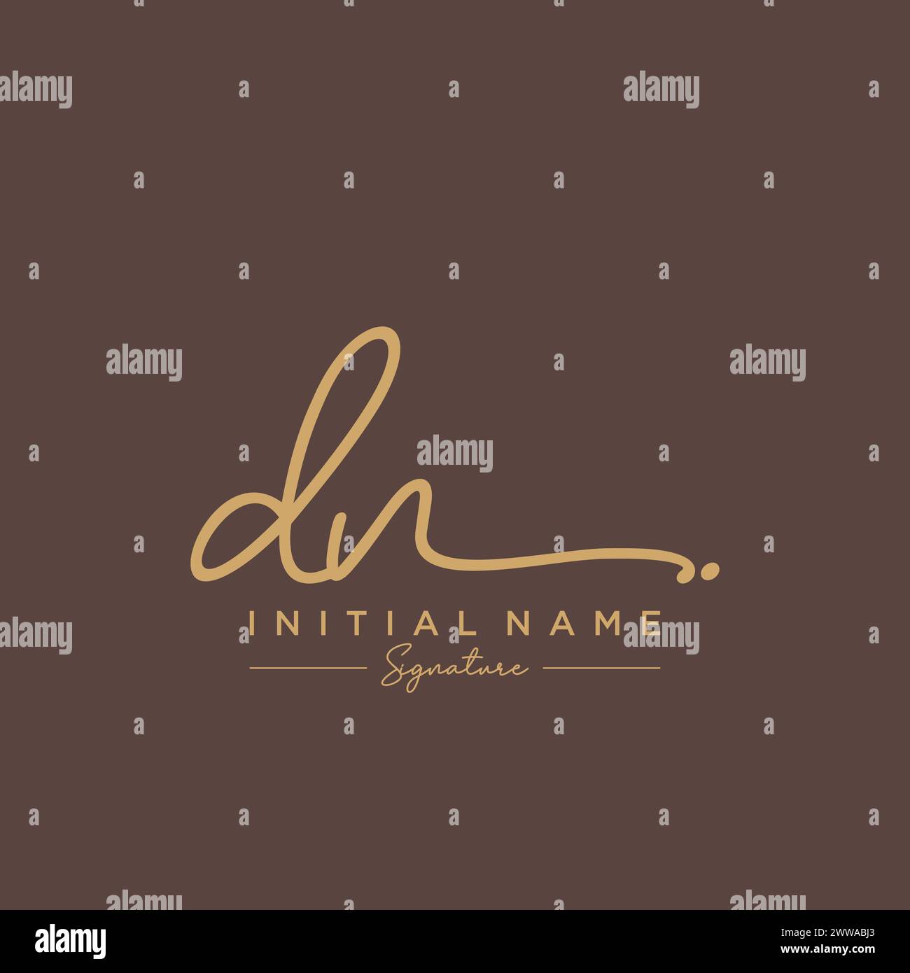 Letter dn vector vectors hi-res stock photography and images - Alamy