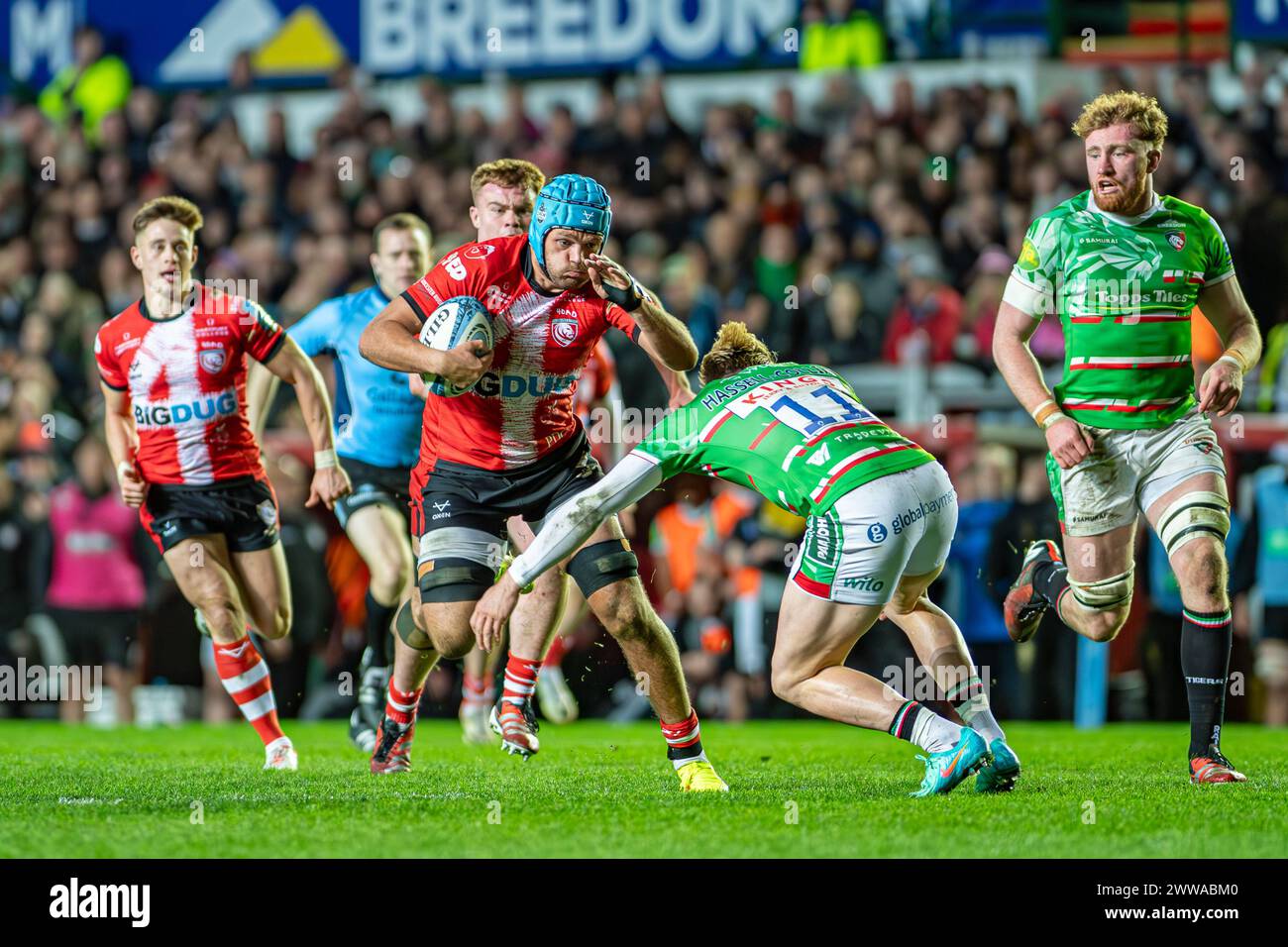 22nd March 2024; Mattioli Woods Welford Road Stadium, Leicester ...