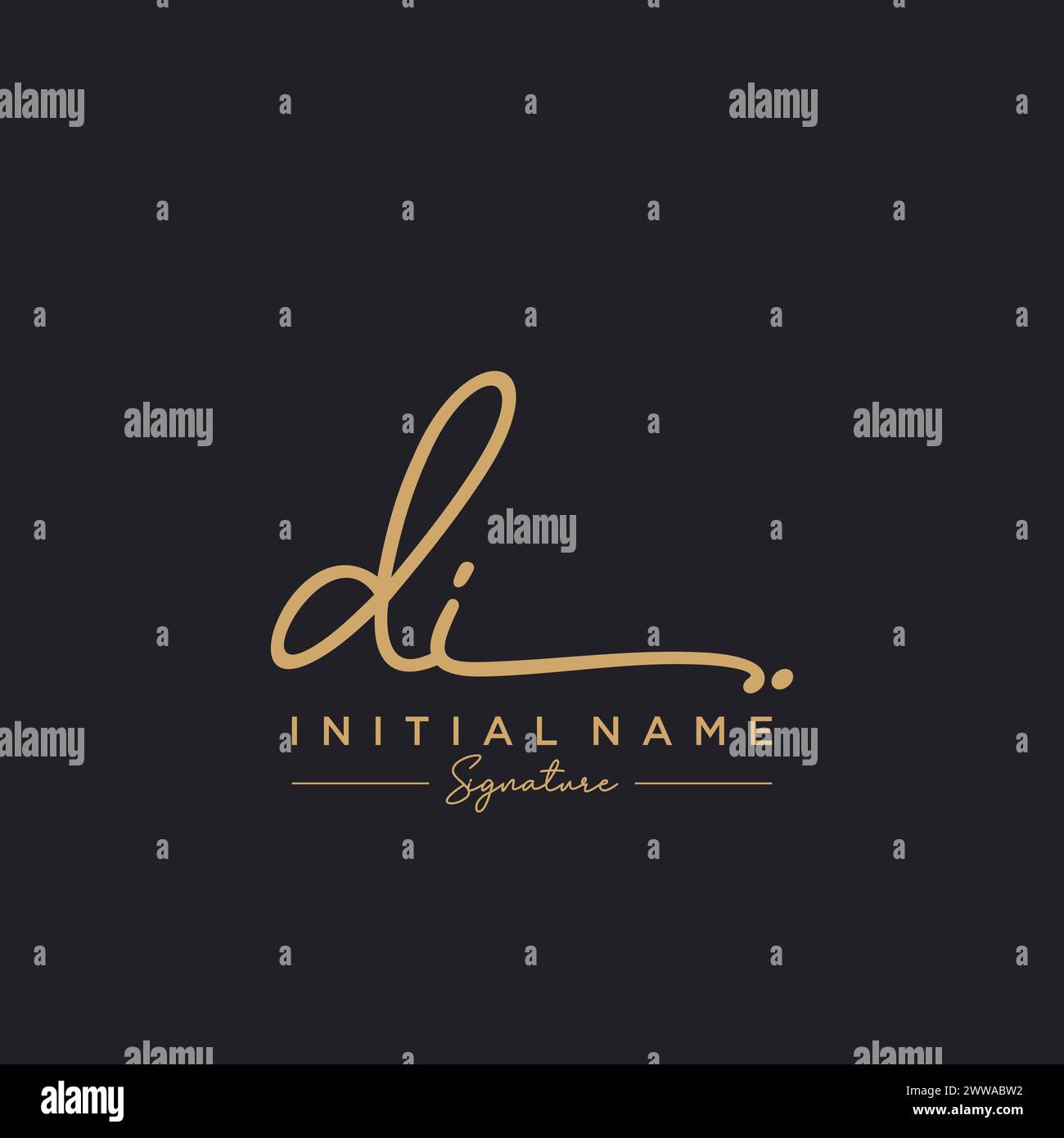 Letter di logo hi-res stock photography and images - Alamy