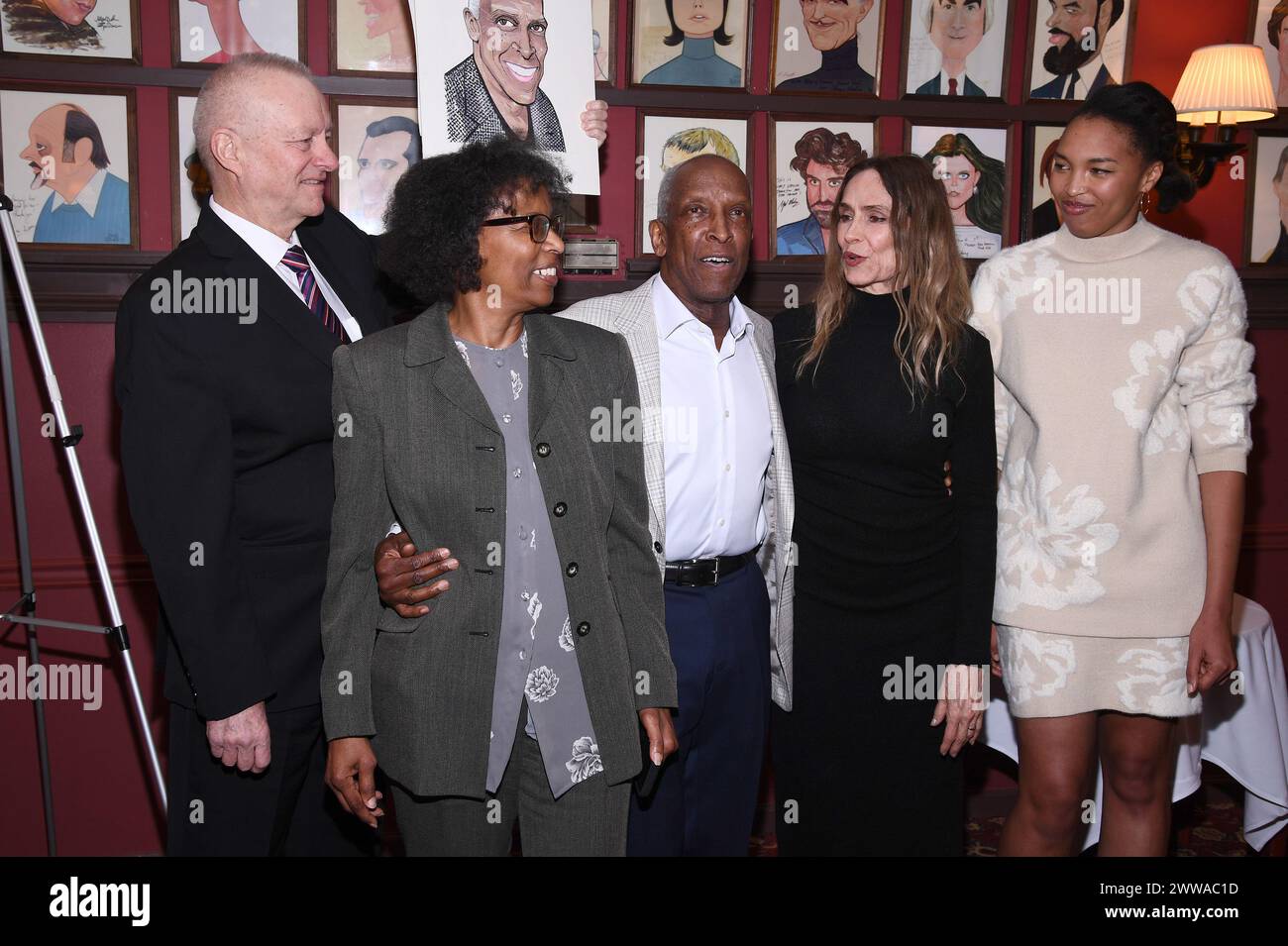 New York, USA. 22nd Mar, 2024. (L-R) Max Klimavicius, Floranne Dunford ...
