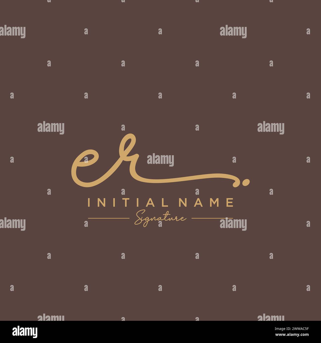 Letter er logo Stock Vector Images - Alamy