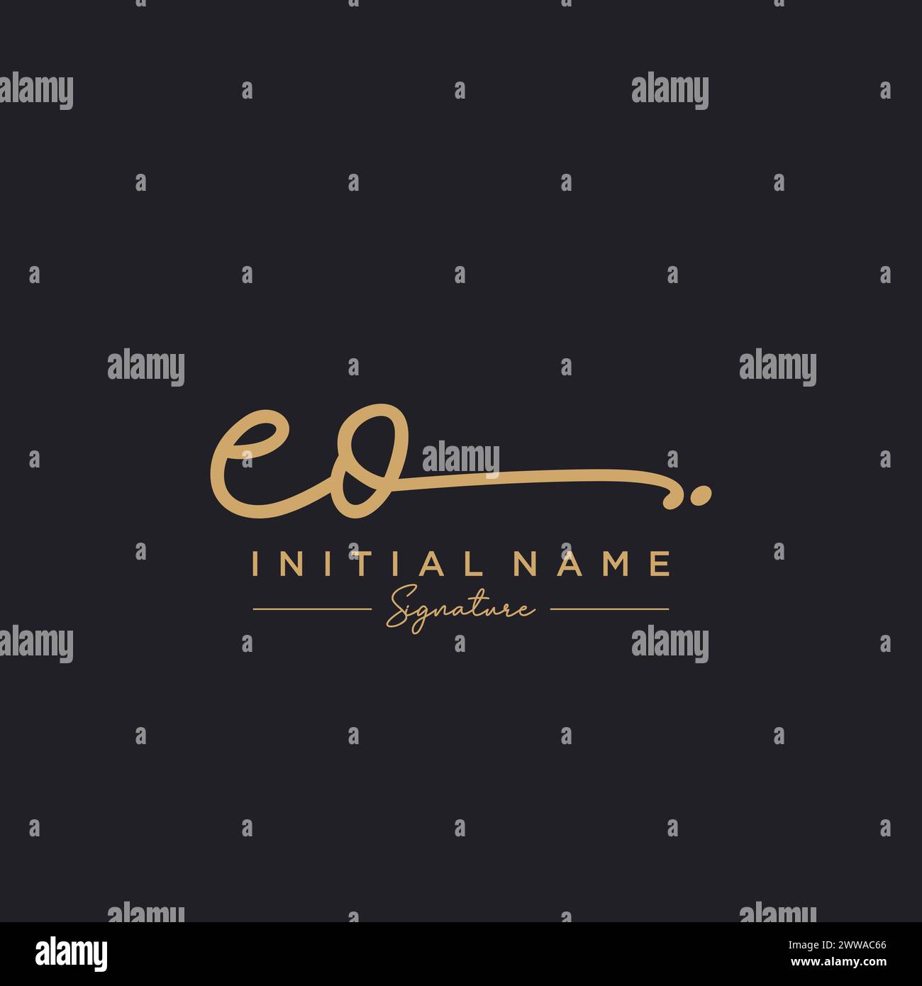 Eo letter logo Stock Vector Images - Alamy
