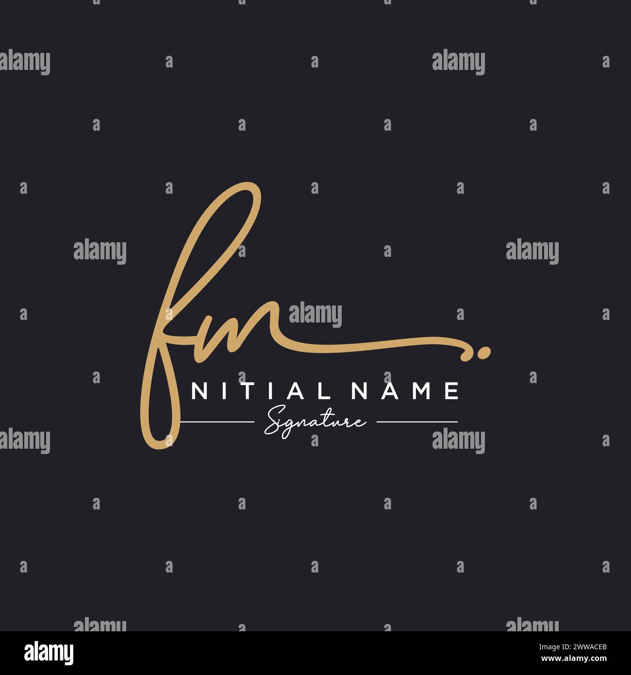 Typography fm logo hi-res stock photography and images - Alamy