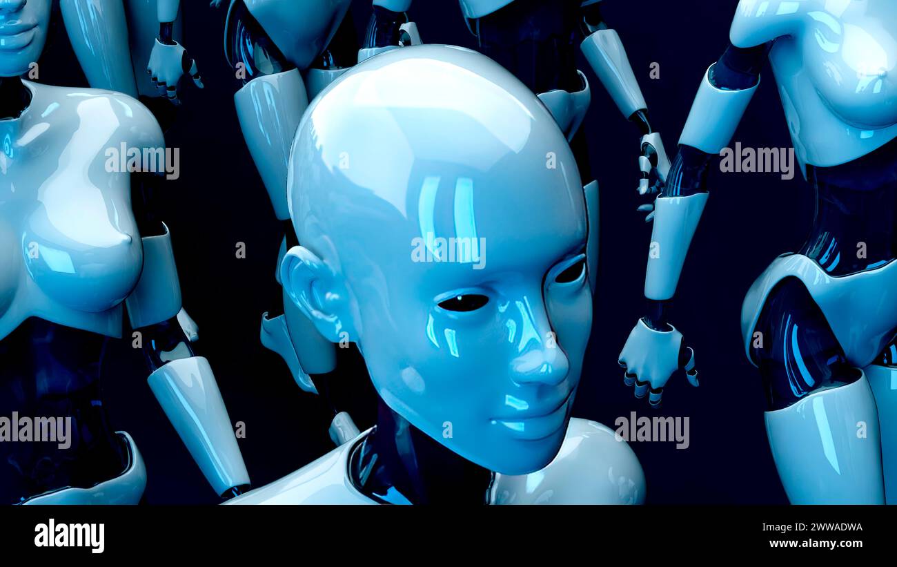 Female robots hi-res stock photography and images - Alamy