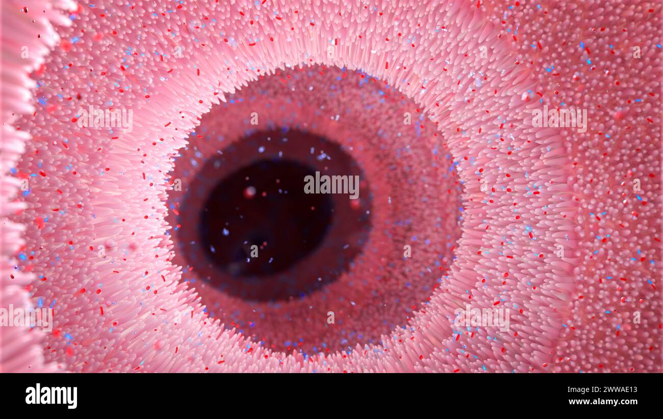 Conceptual illustration of RNA (ribonucleic acid) obelisks (blue) in ...