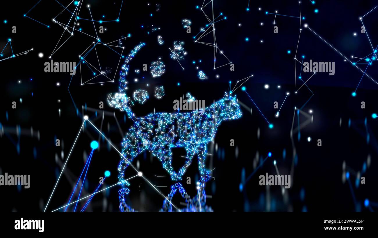 Virtual pet, conceptual illustration Stock Photo - Alamy