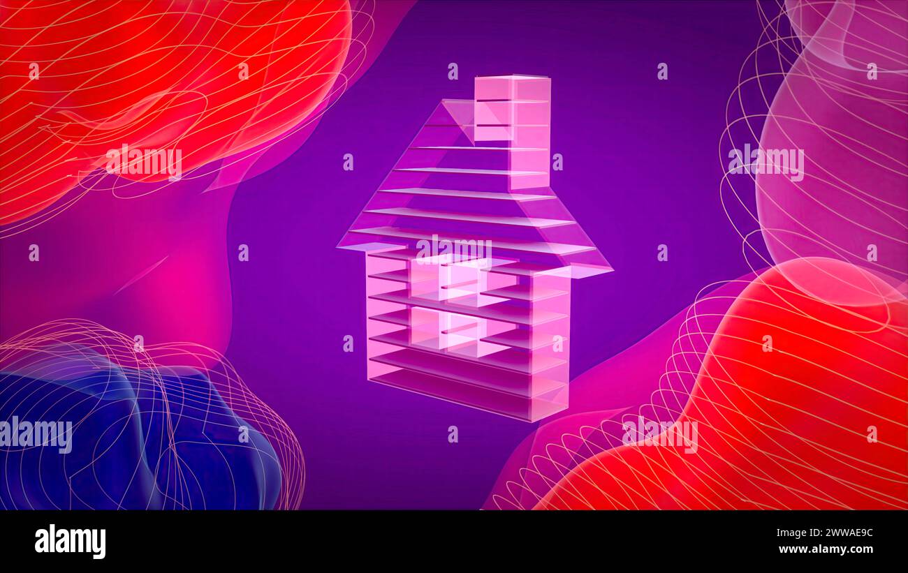 Illustration home protection hi-res stock photography and images - Alamy