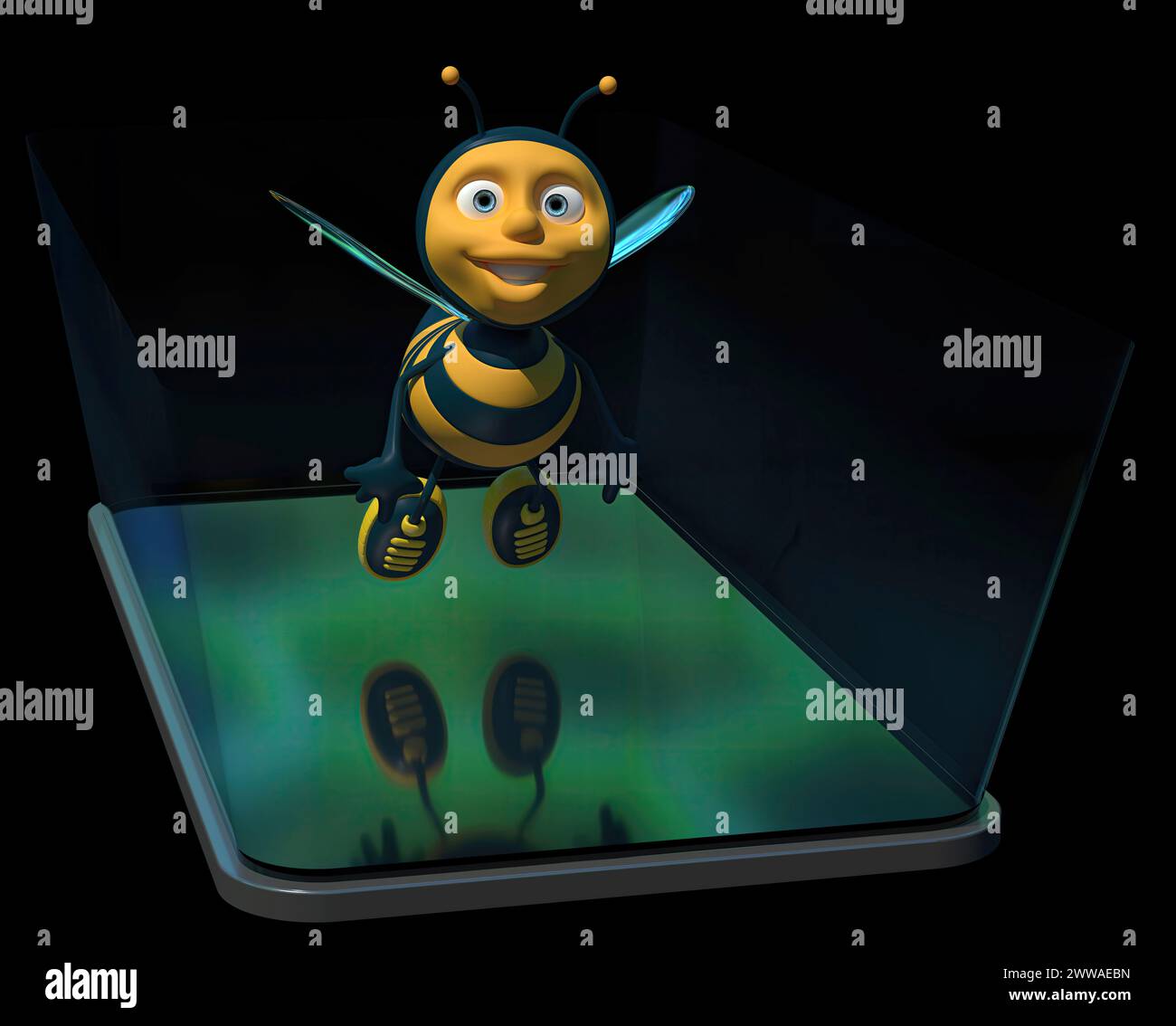 Nature app, conceptual Illustration Stock Photo - Alamy