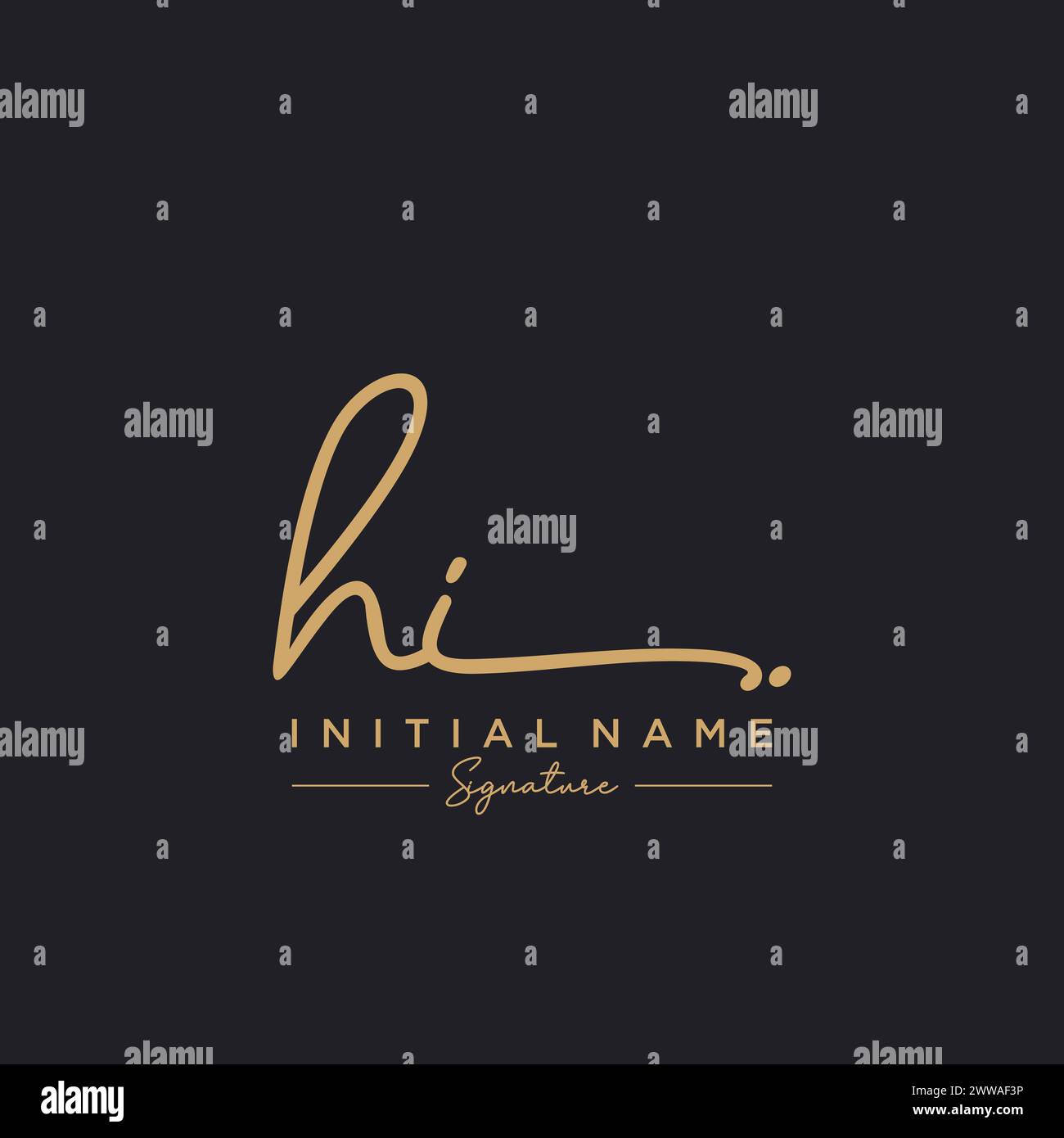 Hi logo hi-res stock photography and images - Alamy