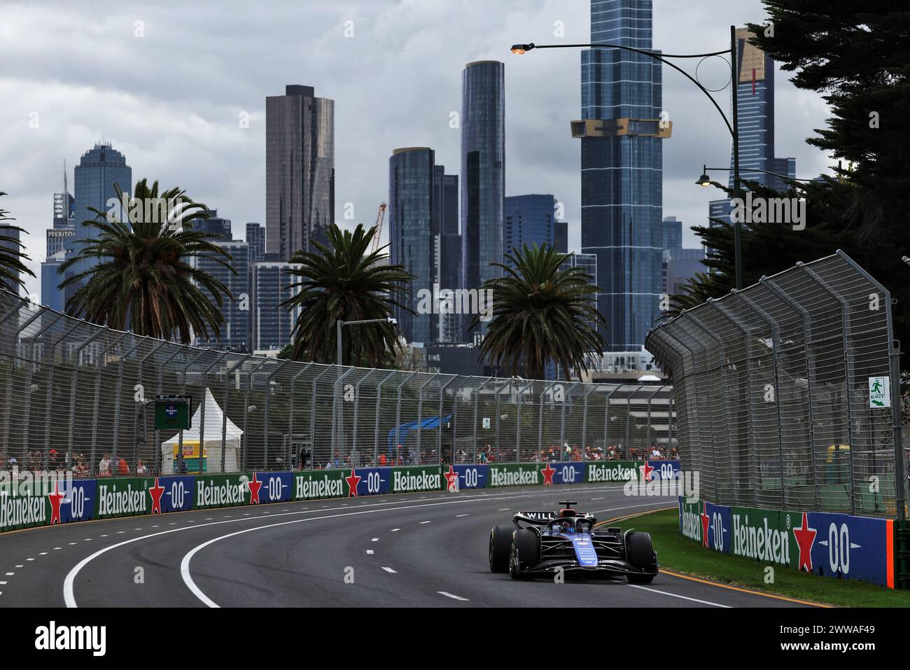 Melbourne, Australia. 23rd Mar, 2024. Alexander Albon (THA) Williams Racing FW46. Formula 1 ...