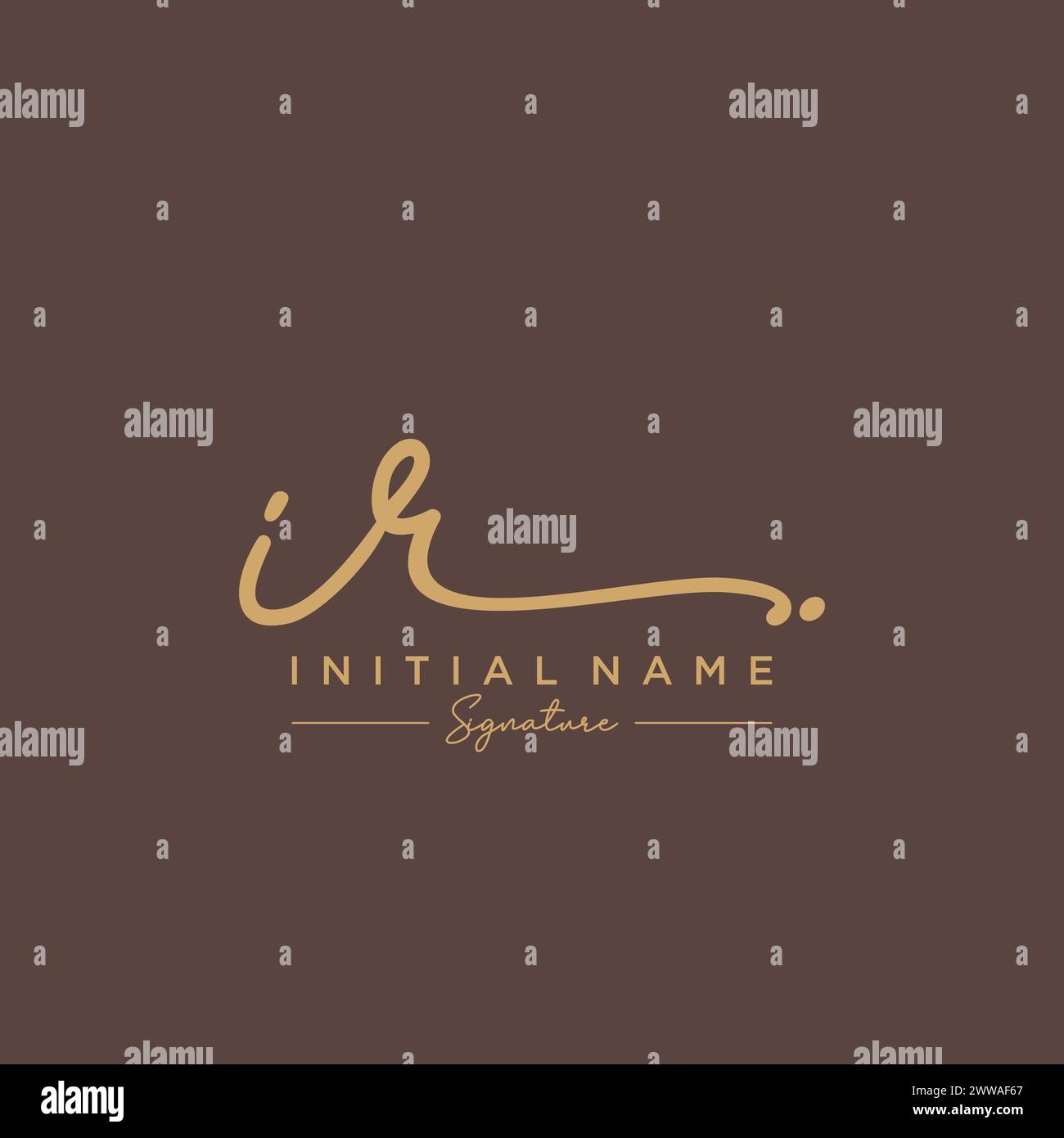 Luxury ir logo hi-res stock photography and images - Alamy
