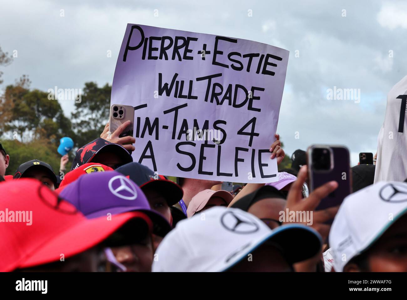 Melbourne, Australia. 23rd Mar, 2024. Circuit atmosphere - banner for ...