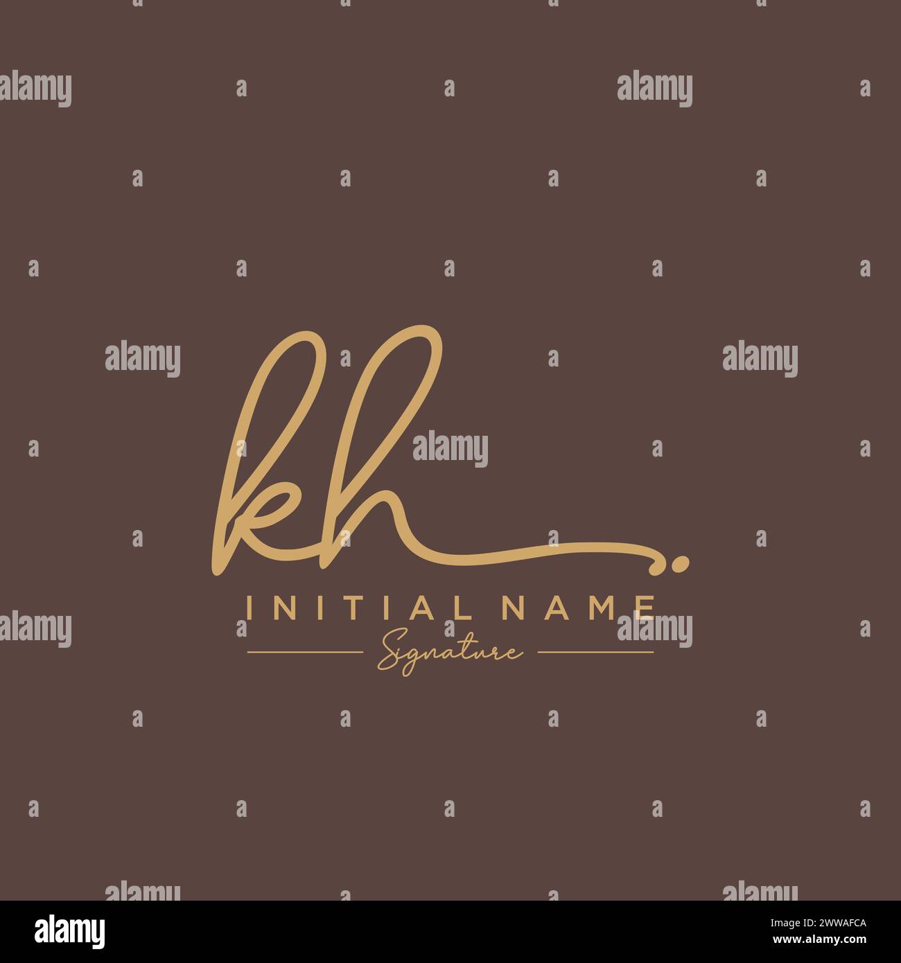 Kh logo Stock Vector Images - Alamy