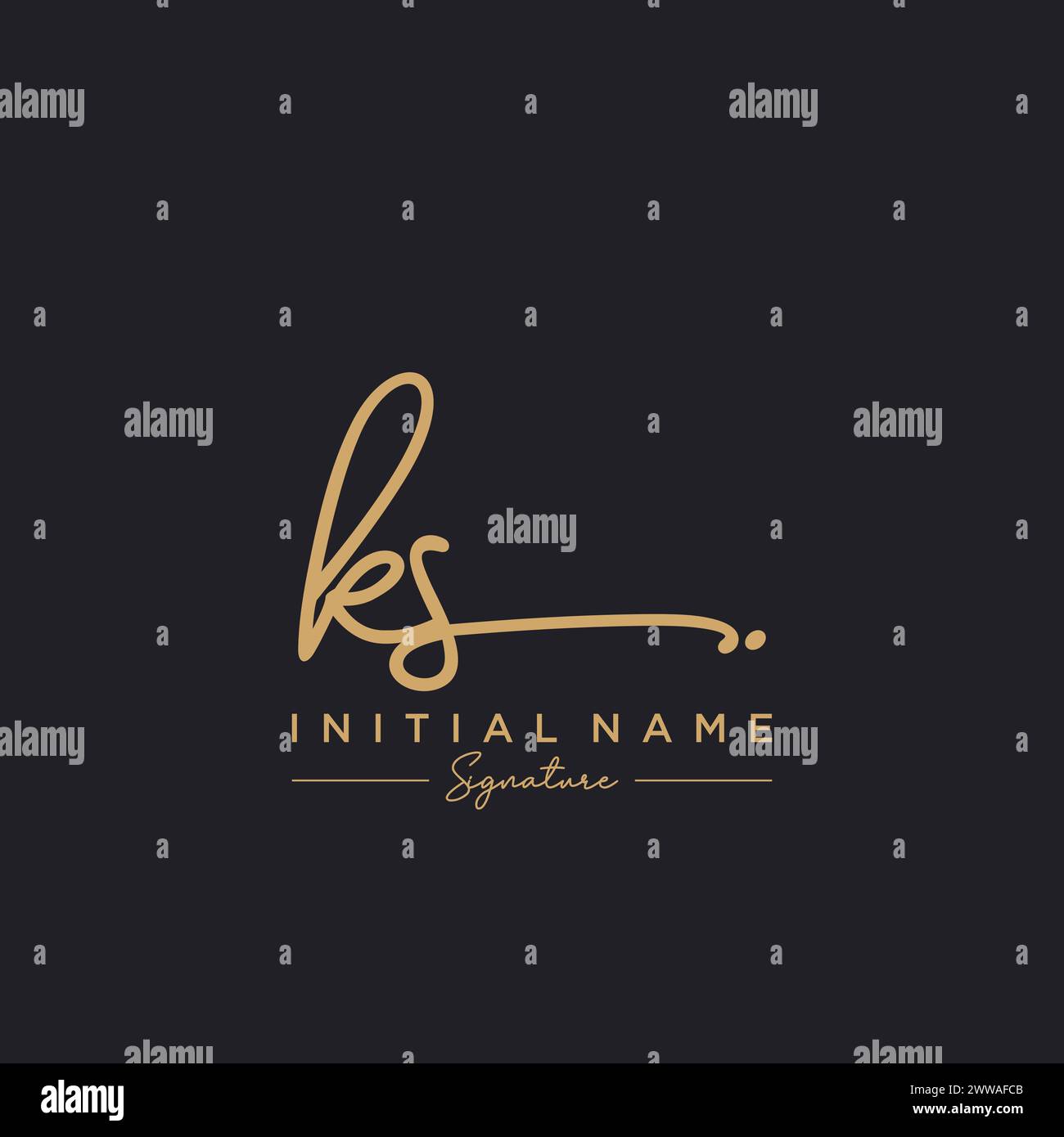 Ks clean logo Stock Vector Images - Alamy