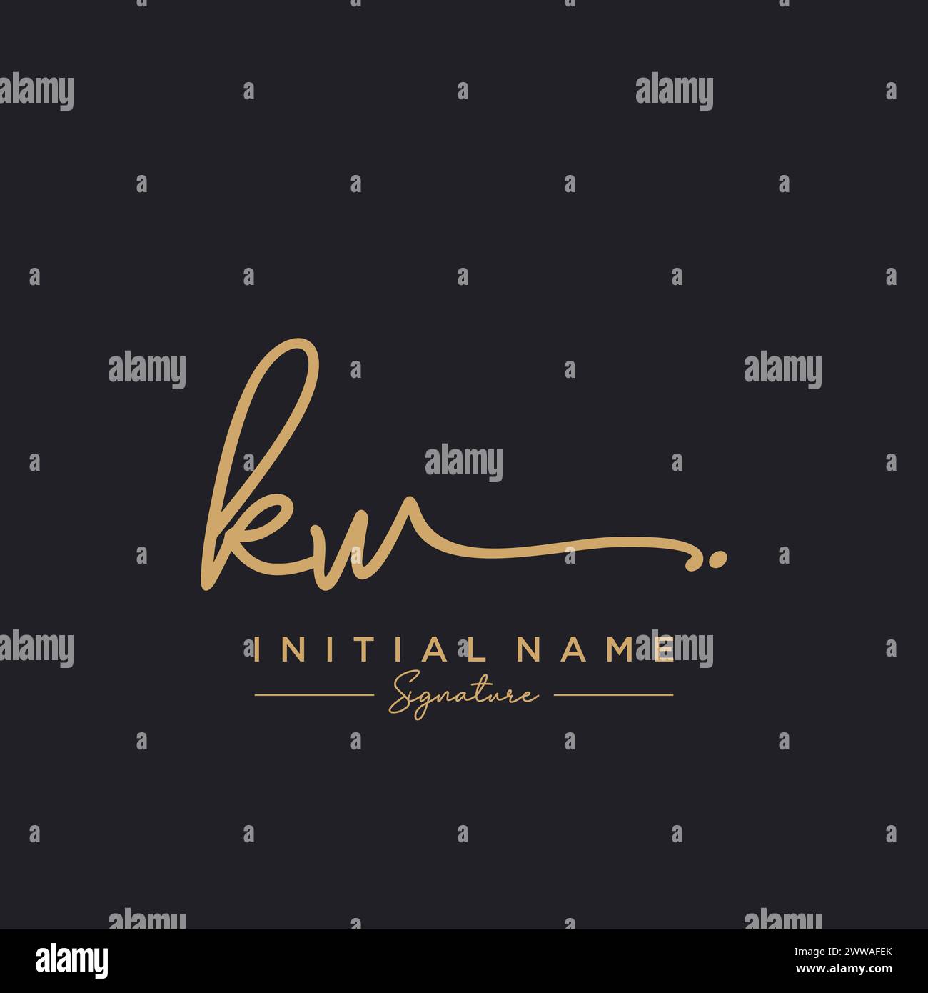 Kw clean logo hi-res stock photography and images - Alamy