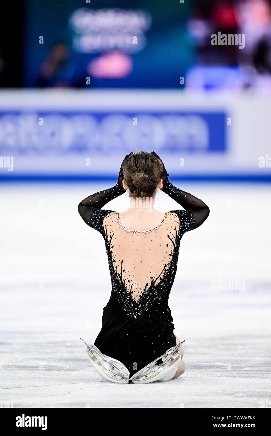 Isabeau LEVITO (USA), during Women Free Skating, at the ISU World ...