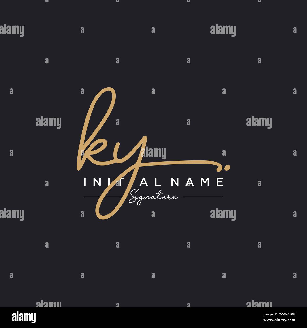 Ky minimalist logo hi-res stock photography and images - Alamy