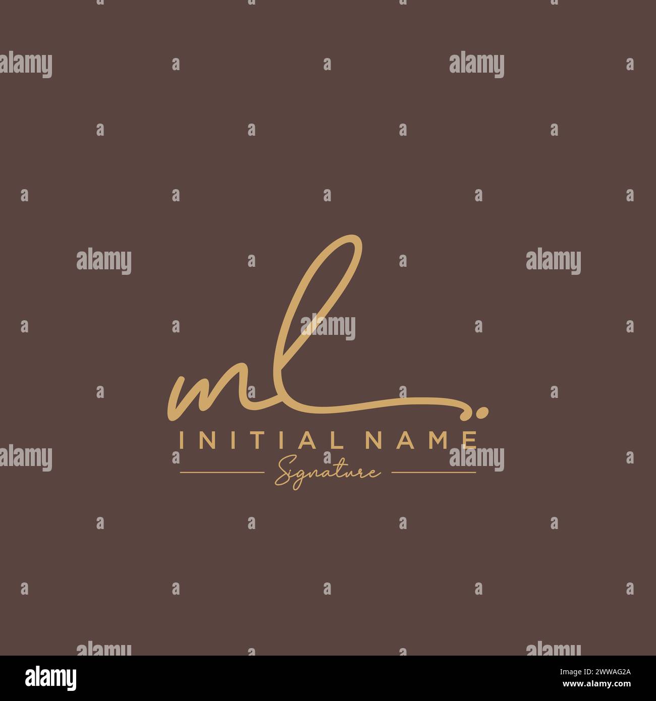 Letter ml vector vectors hi-res stock photography and images - Alamy