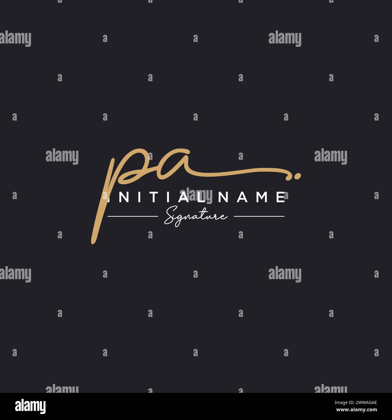Pa font Stock Vector Images - Alamy