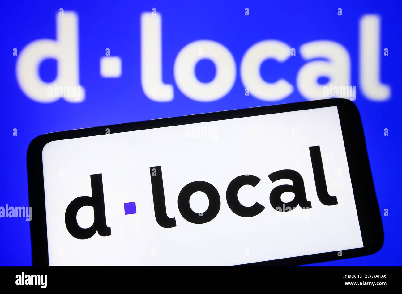 Kyiv, Ukraine. 22nd Mar, 2024. In this photo illustration, the dLocal ...