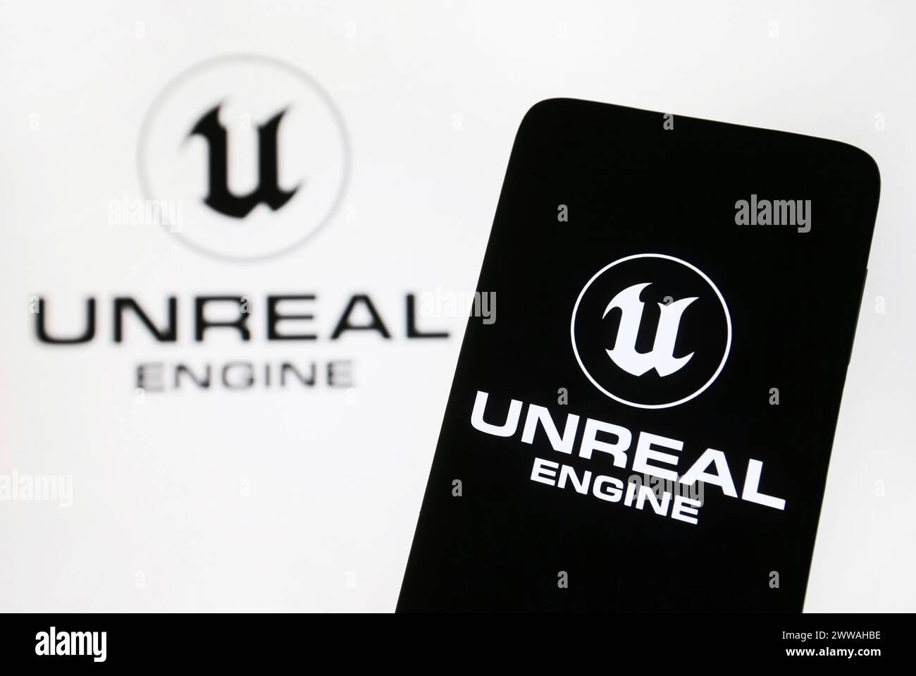 Kyiv, Ukraine. 23rd Mar, 2024. In this photo illustration, Unreal ...