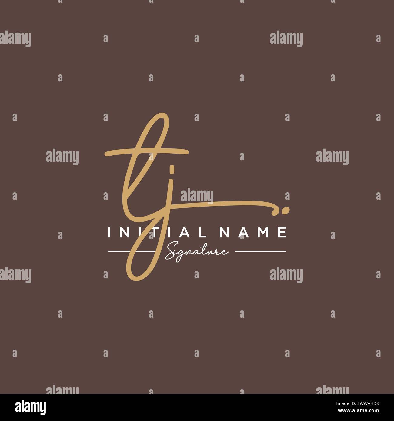 Tj font vector vectors Stock Vector Images - Alamy