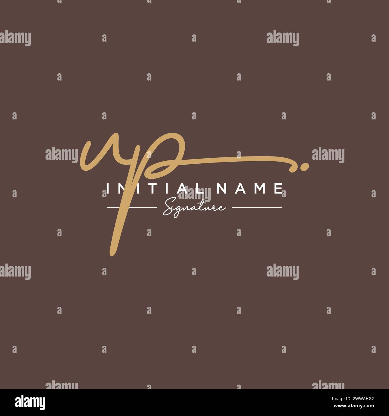 UP Signature Logo Template Vector Stock Vector Image & Art - Alamy
