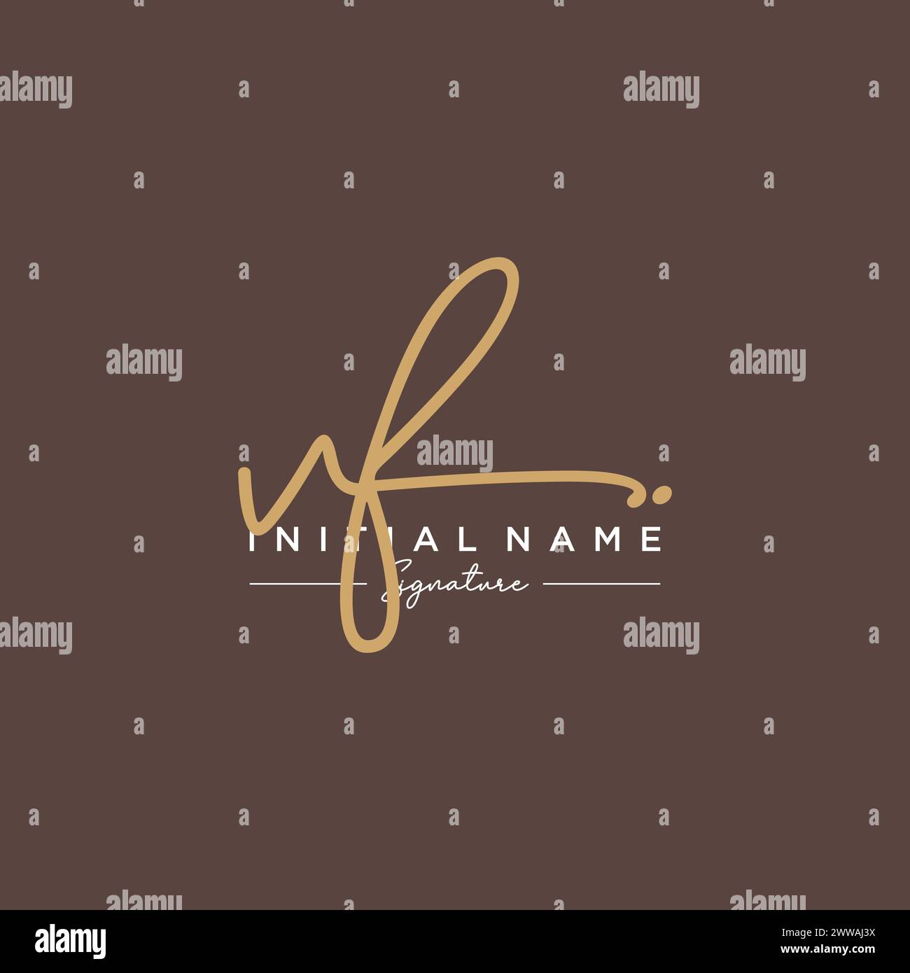 Vf signature Stock Vector Images - Alamy