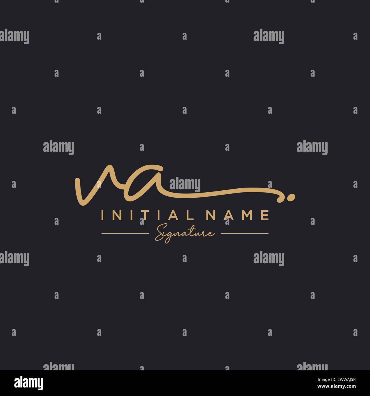 Alphabet va logo Stock Vector Images - Alamy