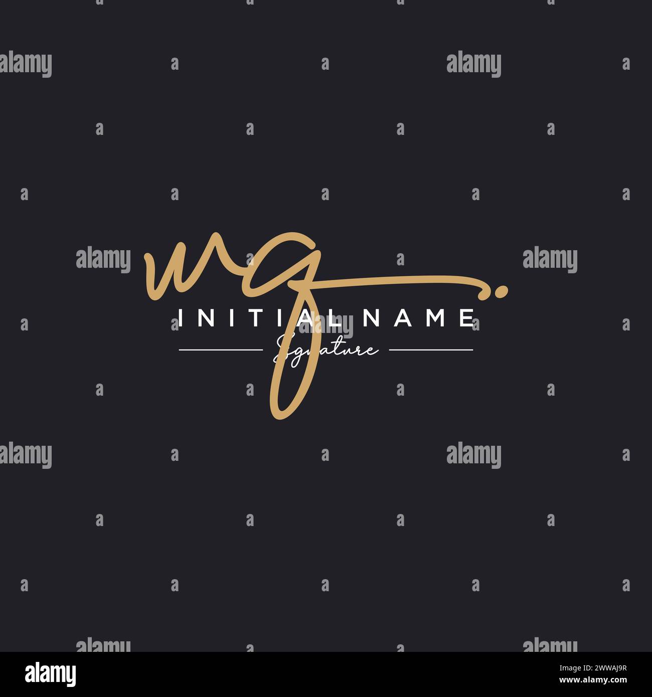Wq template Stock Vector Images - Alamy