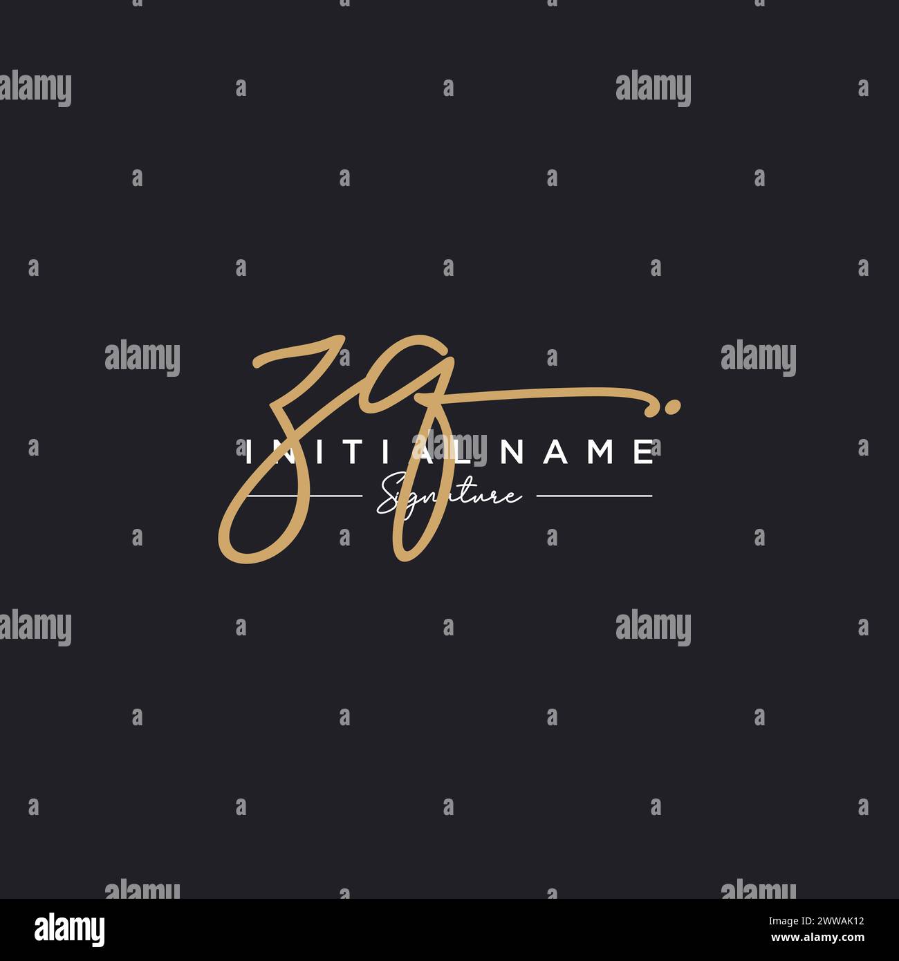 Letter zq vector vectors hi-res stock photography and images - Alamy