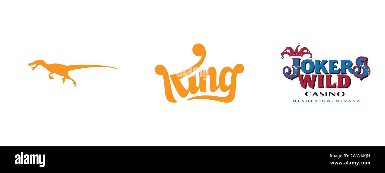 King digital entertainment game Stock Vector Images - Alamy