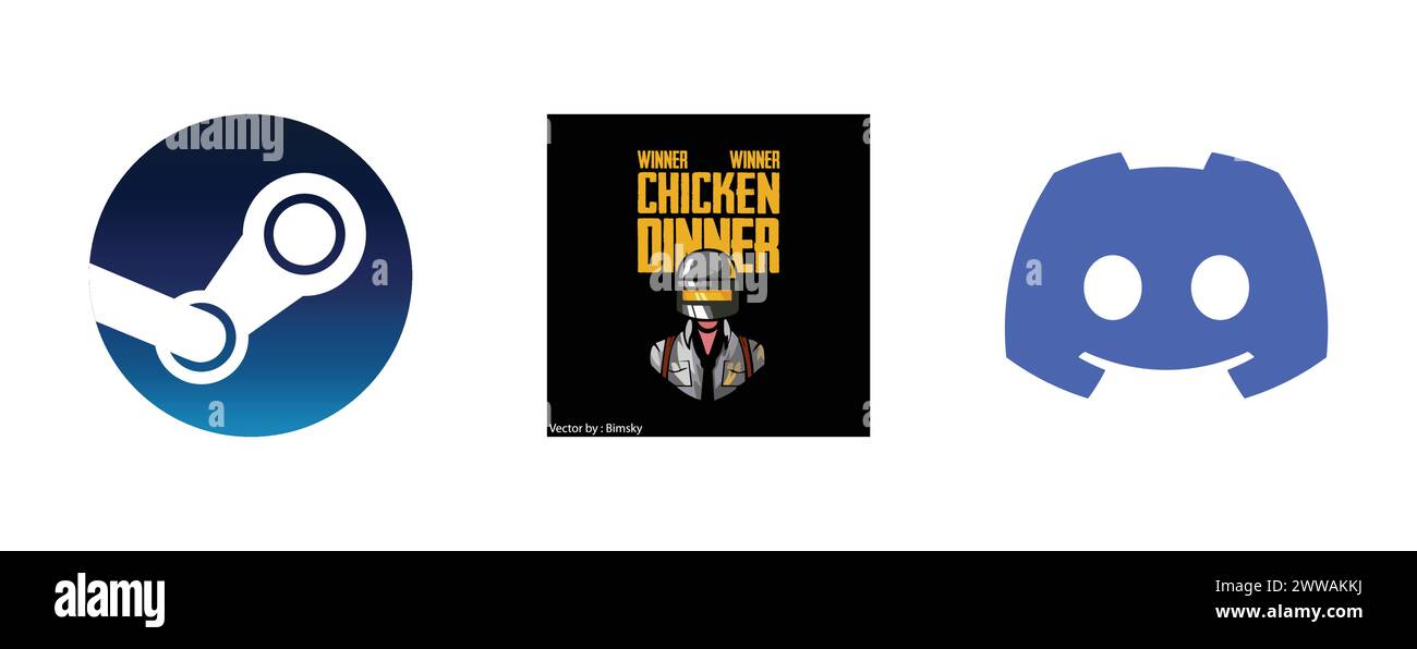 Discord color logo hi-res stock photography and images - Alamy