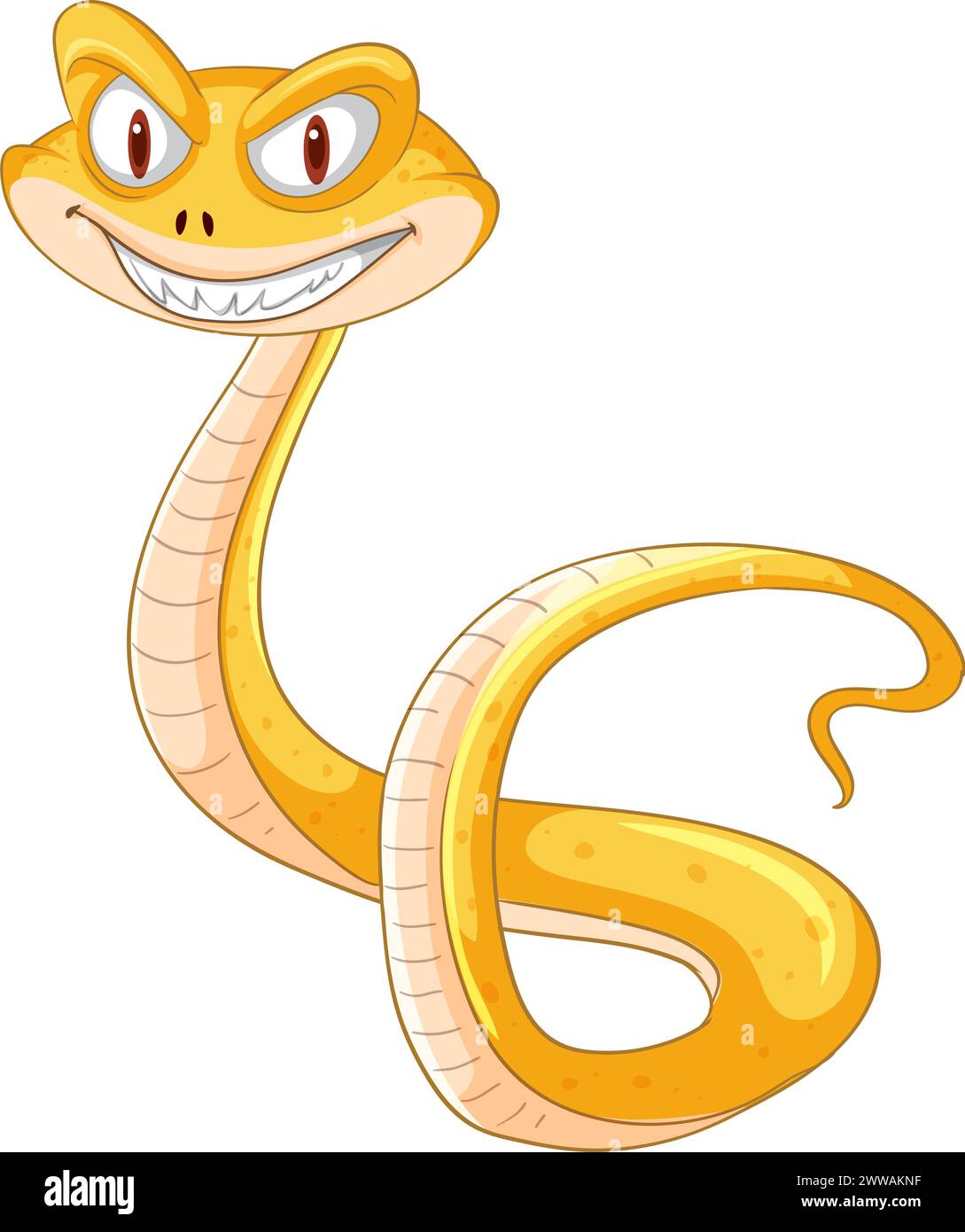 A friendly smiling snake in vector style Stock Vector Image & Art - Alamy