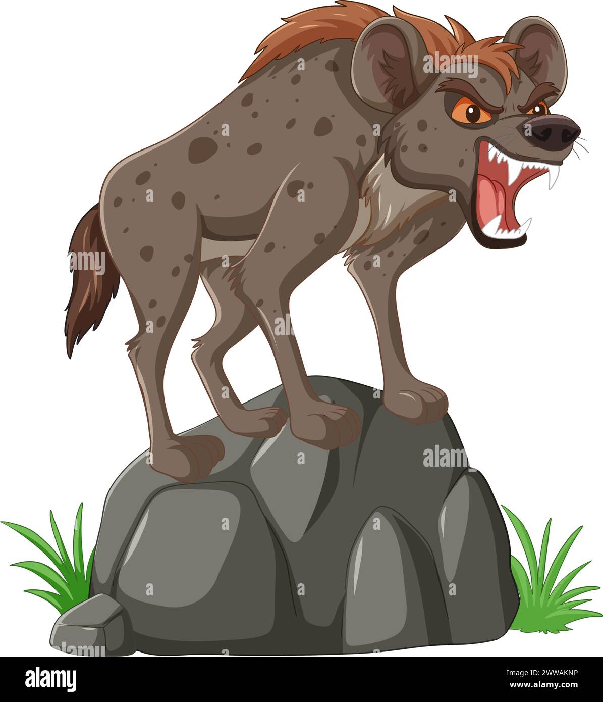 Powerful hyena Stock Vector Images - Alamy