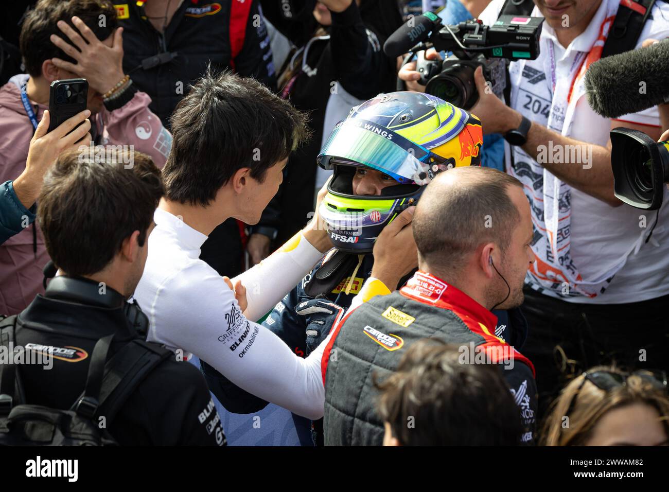 Melbourne, Australie. 23rd Mar, 2024. Podium, HAUGER Dennis (nor), MP ...