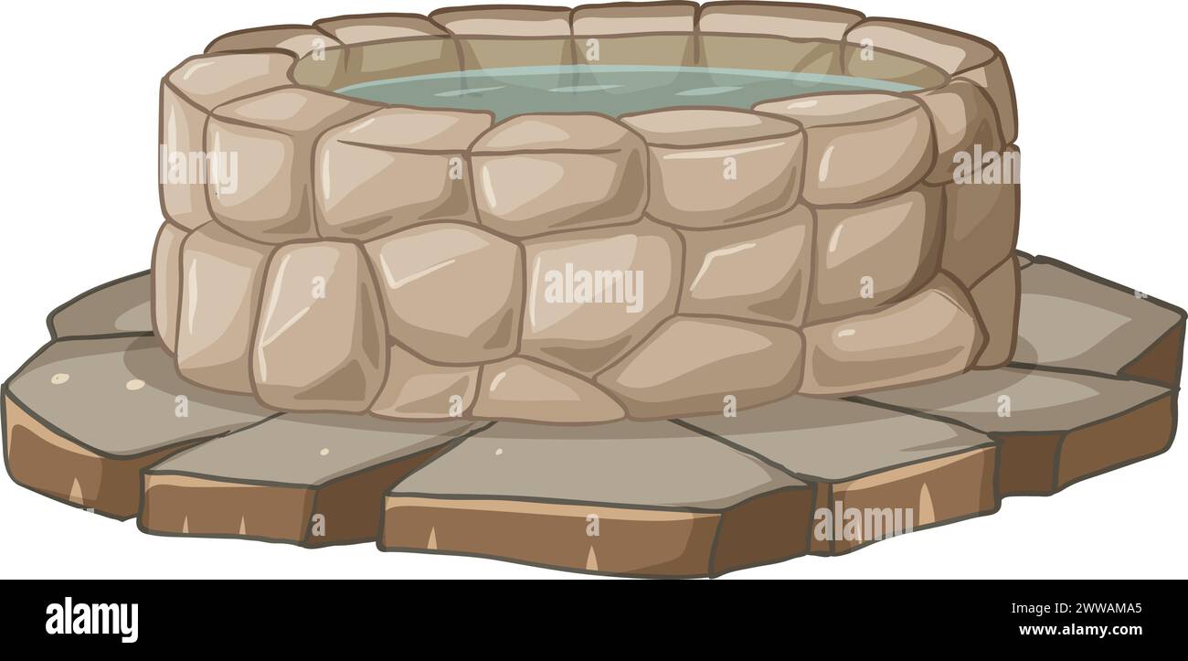 Inside well Stock Vector Images - Alamy