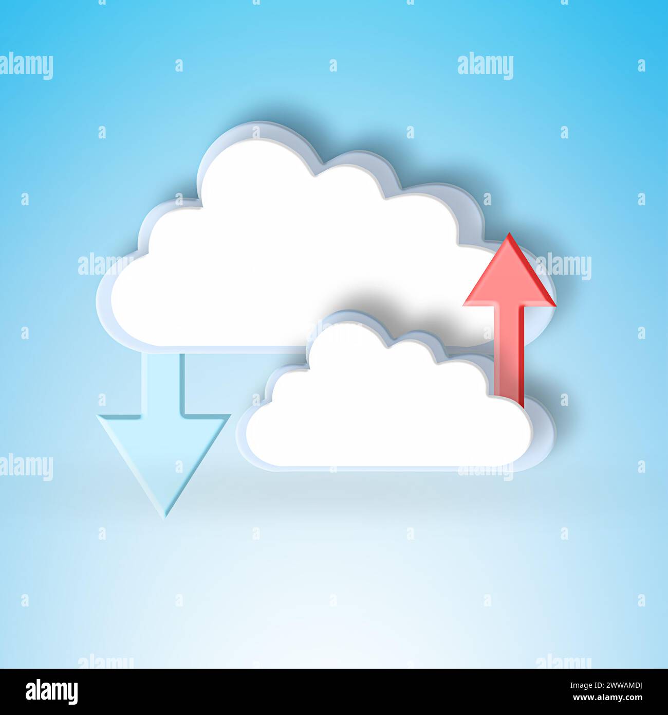 Cloud computing, graphic and arrow for download for data science ...