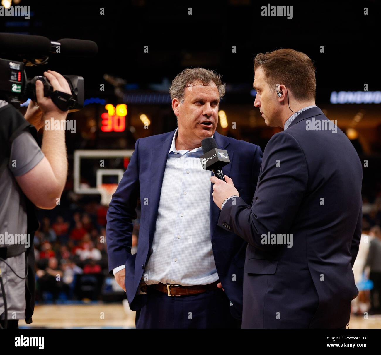 Memphis, Tennessee, USA. 22nd Mar, 2024. CBS reporter JON ROTHSTEIN ...