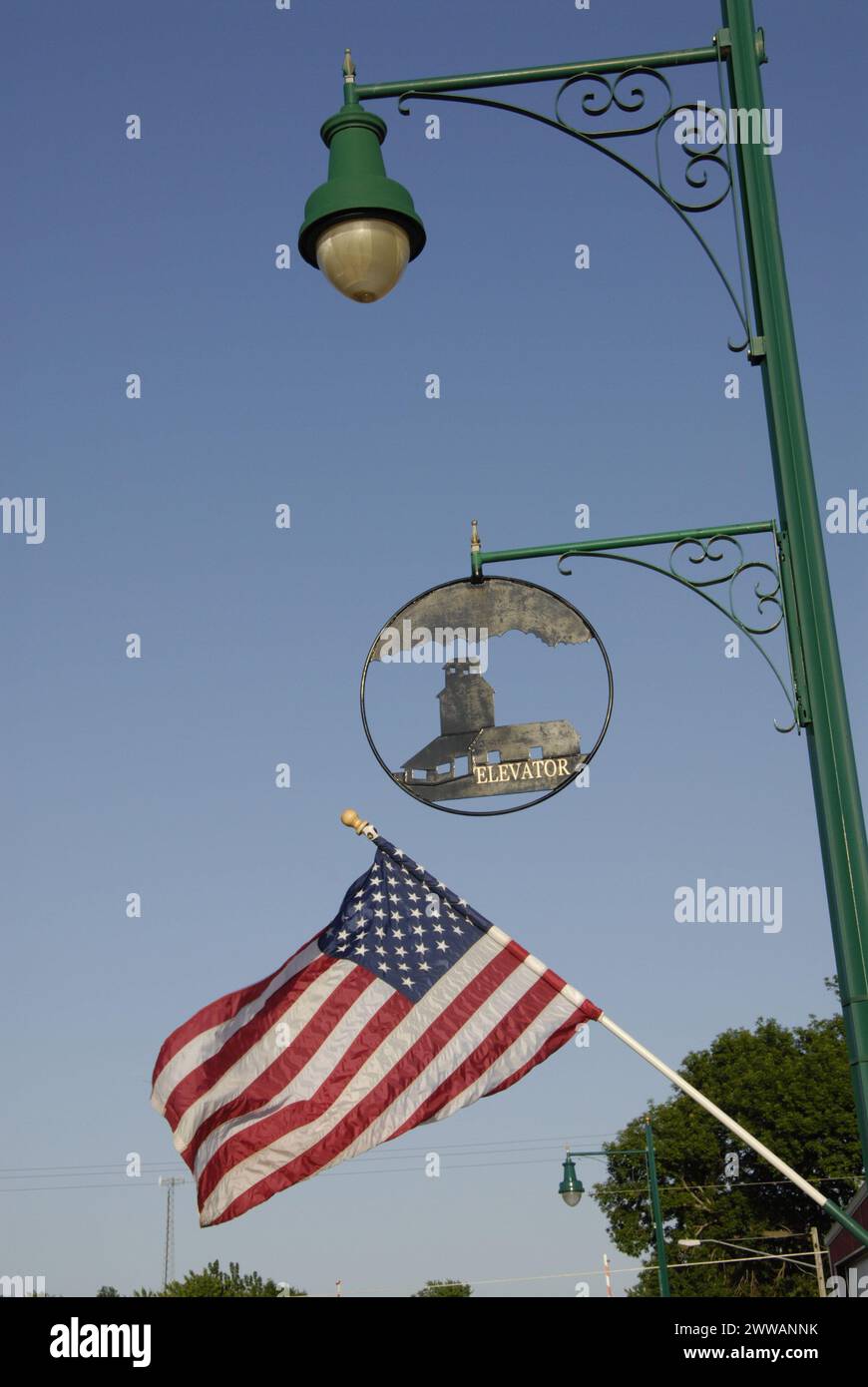 Alton /Iowa /USA/ 14.june 2014) Life in small town alton iowa rular ...