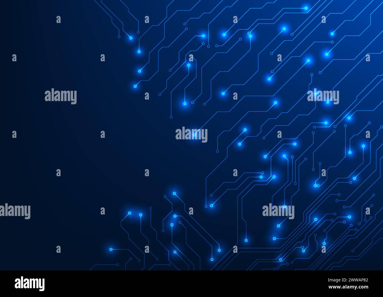 Circuit board technology background, The circuit board sends signals to ...